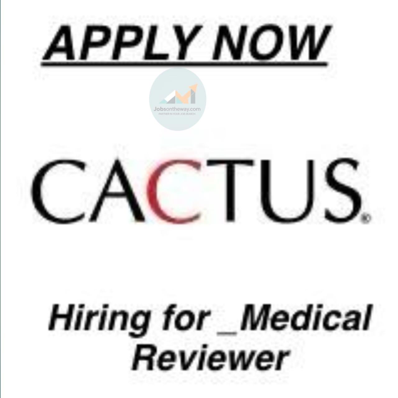 🩺Exciting Opportunity for Medical Reviewers at Cactus Life Sciences ...