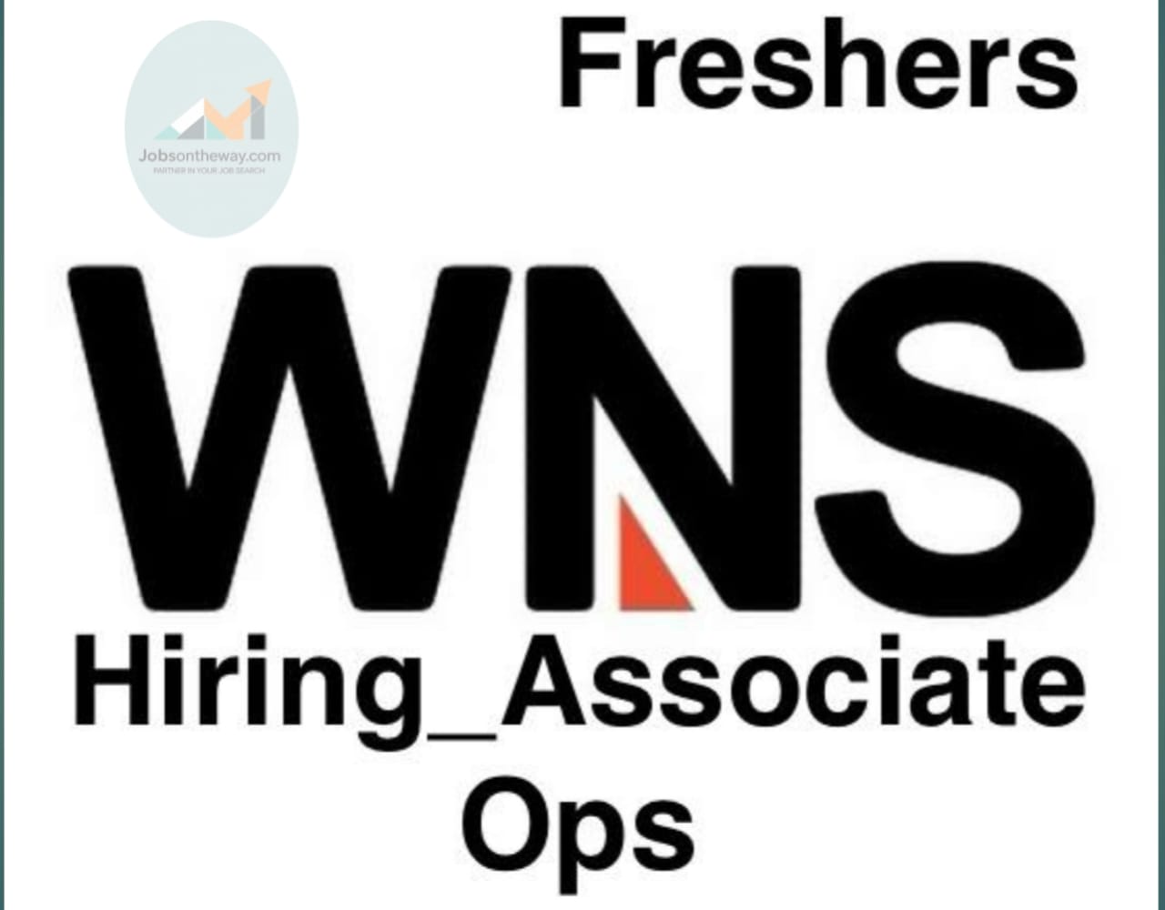 🌟 Exciting Opportunity for Associate Operations at WNS Global Services ...