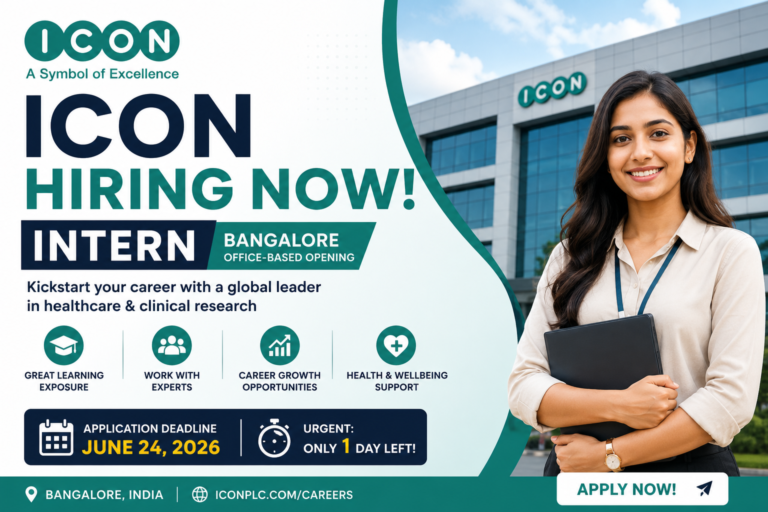 ICON Internship 2026: Hiring Interns in Bangalore | Life Science ...